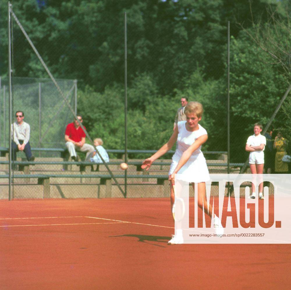 Tennisspielerin Helga Masthoff - hier bei einem Gastturnier 1971 in