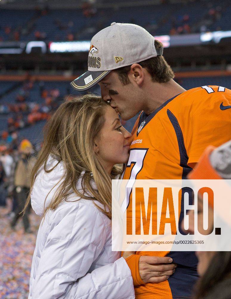 Jan. 24, 2016 - Denver, Colorado, U.S - Broncos QB BROCK OSWEILER ...