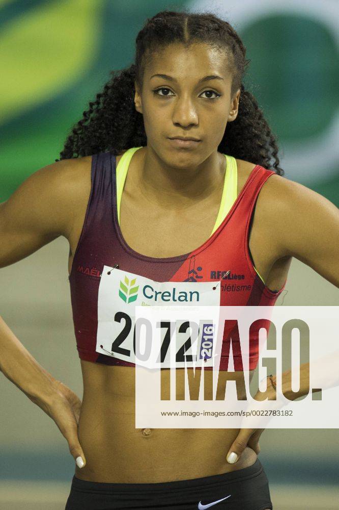 Belgian Nafissatou Nafi Thiam pictured during the women s pentathlon ...