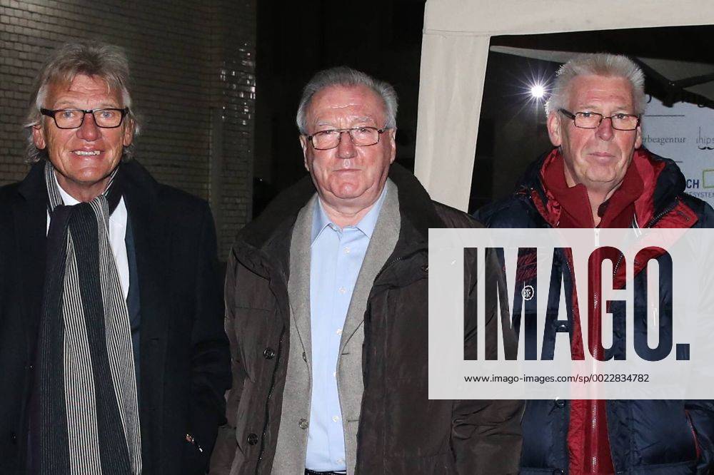 Jürgen Rohde,Torwart Werner Lihsa,Peter Rohde (v.li.,BFC Dynamo Berlin ...
