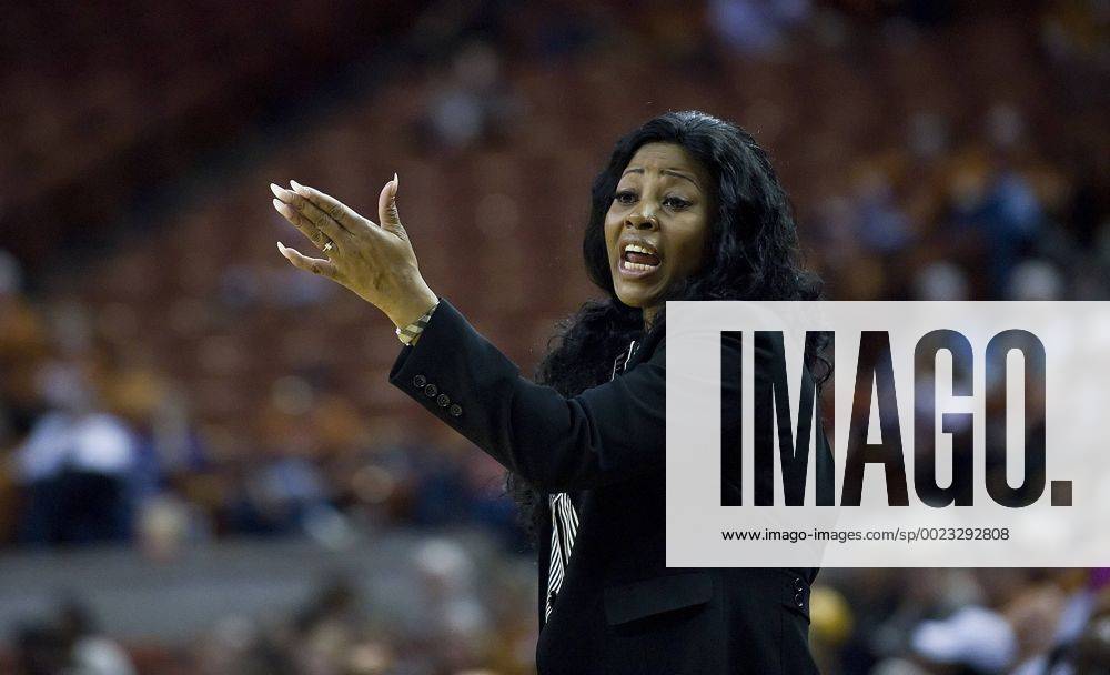 March 19, 2016: Alabama State Hornets Head Coach Freda Freeman-Jackson ...
