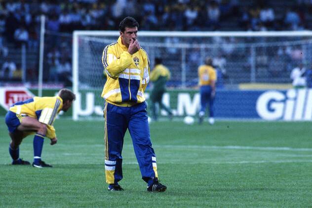 Olle Nordin, Football Soccer : 1990 FIFA World Cup WM Weltmeisterschaft ...