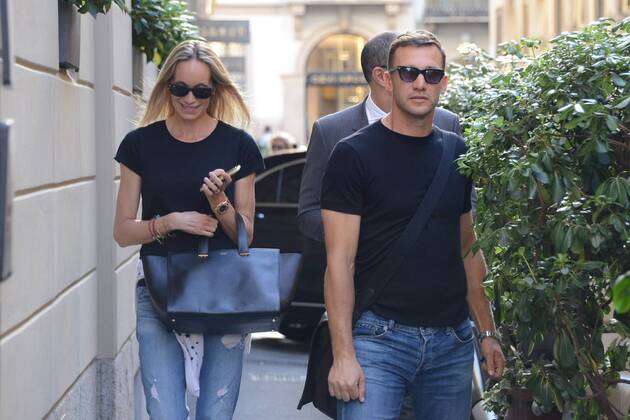 Milan, Andriy Shevchenko and his wife Kristen Pazik a walk in the ...