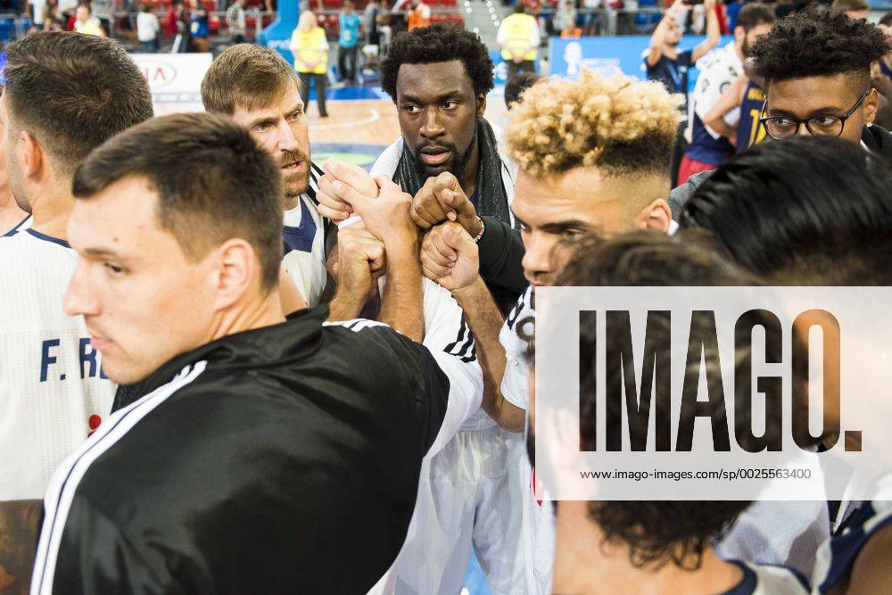 Real Madrid s players Jonas Maciulis, Felipe Reyes, Andres Nocioni ...