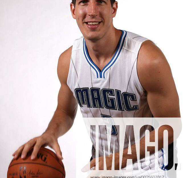Orlando Magic s Damjan Rudez poses during the day of the press that the ...