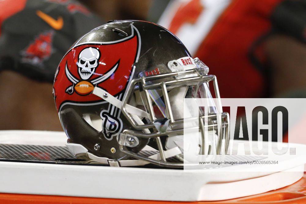 TAMPA, FL - DECEMBER 11: A Tampa Bay Buccaneers helmet during the NFL ...