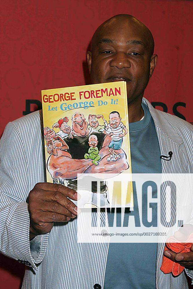 New York, New York, U.S. - K43027RM.GEORGE FOREMAN BOOK SIGNING OF ...