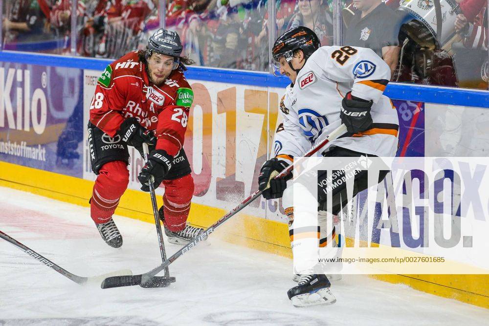 Vl. Ryan Jones, Robbie Bina, Koelner Haie - Grizzlys Wolfsburg