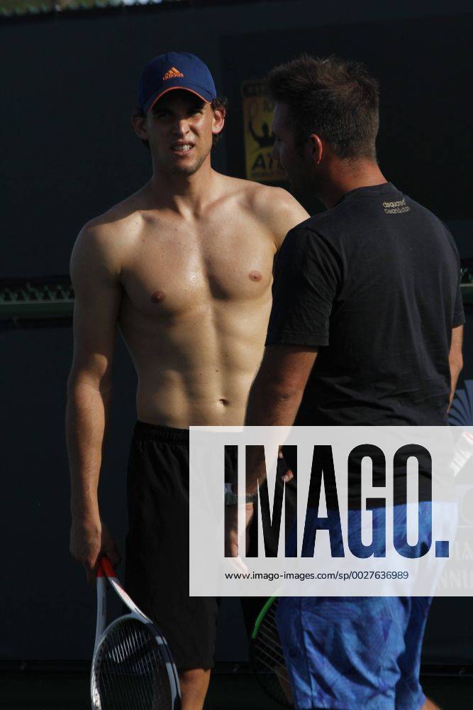 Dominic Thiem (li.) mit Trainer Stefan