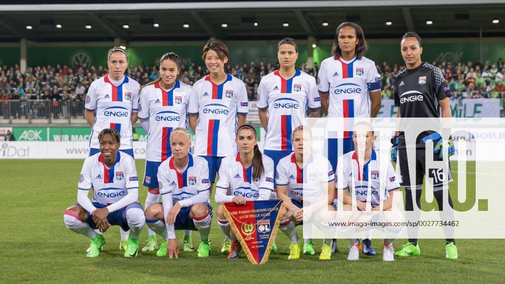 Mannschaftsfoto, Aufstellung, team photo Olympique Lyon, Fußball ...