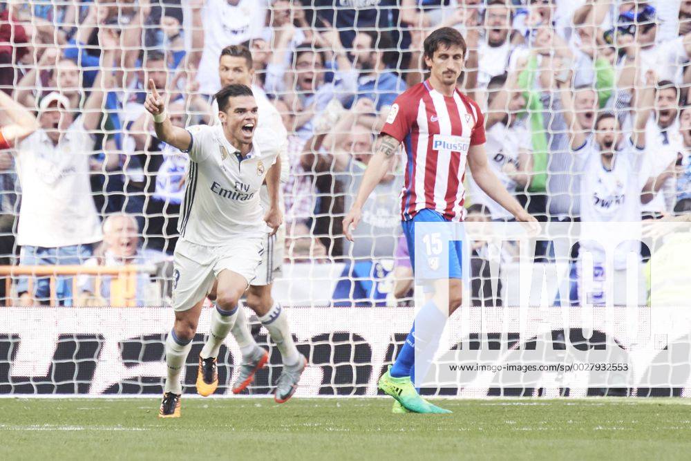 April 8, 2017 - Madrid, Spain - Pepe (defender; Real Madrid) in action ...