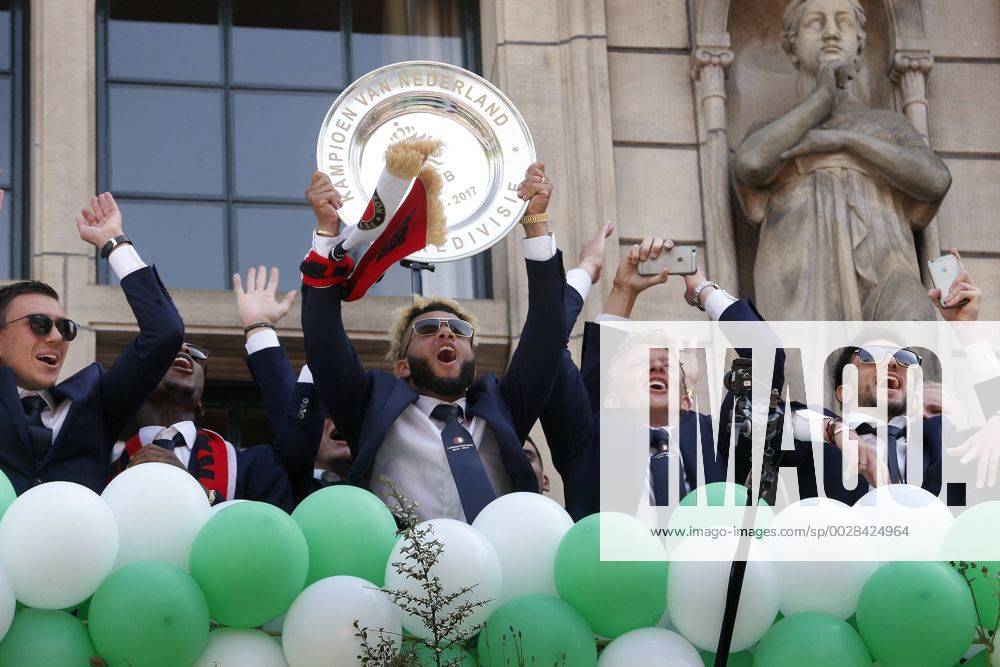 Tonny Vilhena of Feyenoord (CL), Dirk Kuyt of Feyenoord (CR)during ...
