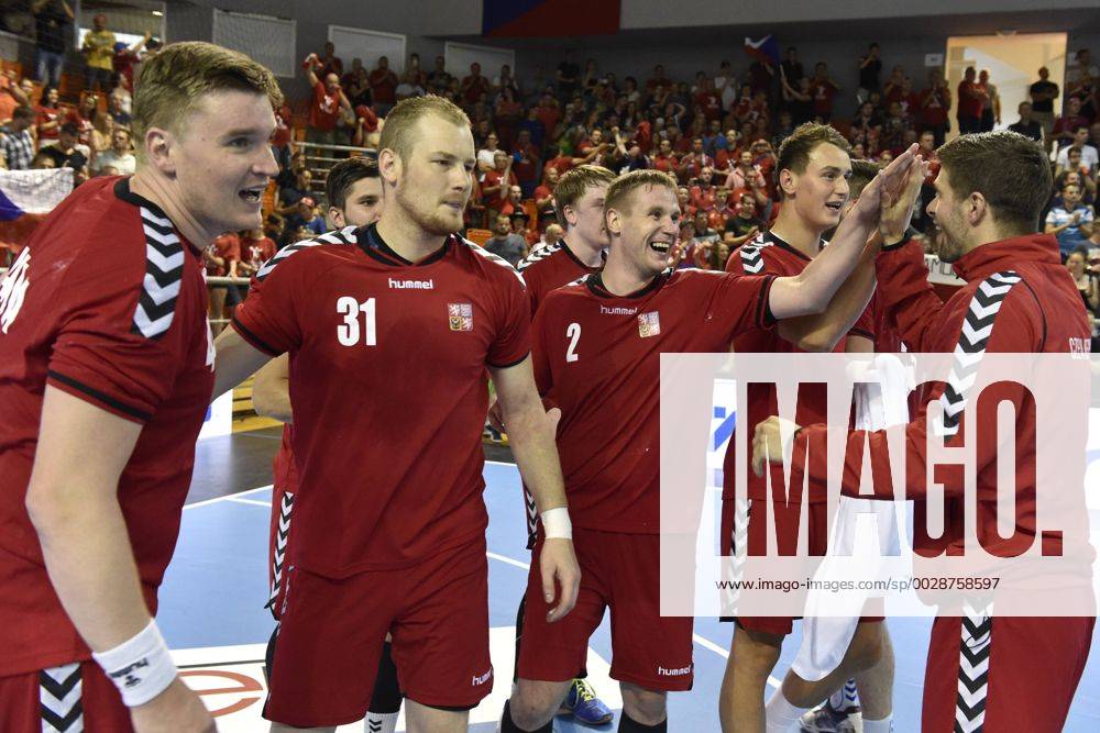 Czech players from left JAN LANDA, LIBOR HANISCH, JAKUB HRSTKA and ...