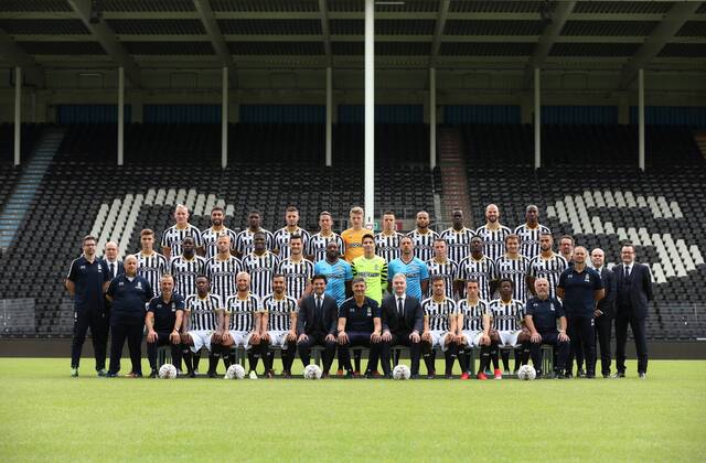 15 - Charleroi, Belgium Photoshoot Sporting Charleroi 2017 - 2018 Back ...