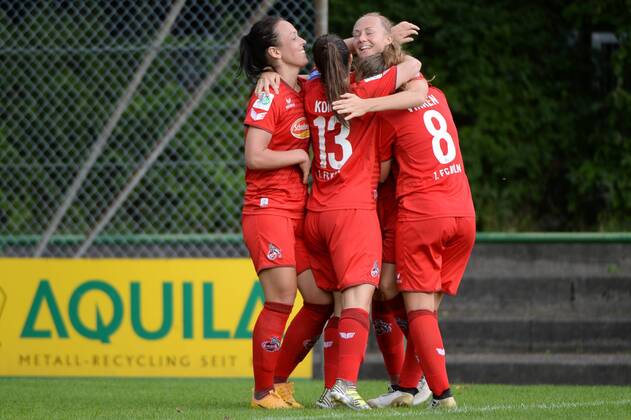 V.li.: Peggy Nietgen (Köln, 21) Karoline Kohr (Köln, 13) Meike Meßmer ...