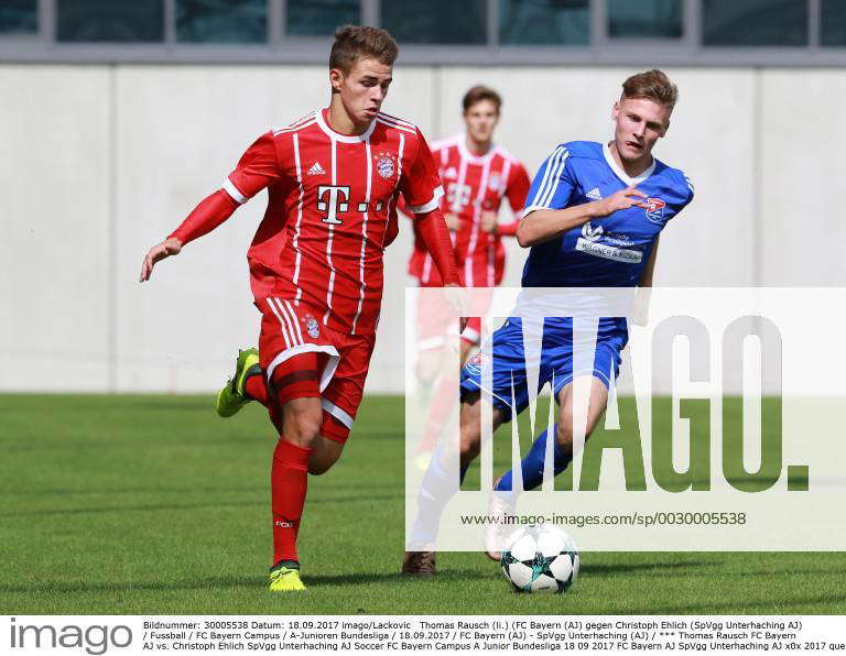 Thomas Rausch (li.) (FC Bayern (AJ) gegen Christoph Ehlich (SpVgg ...