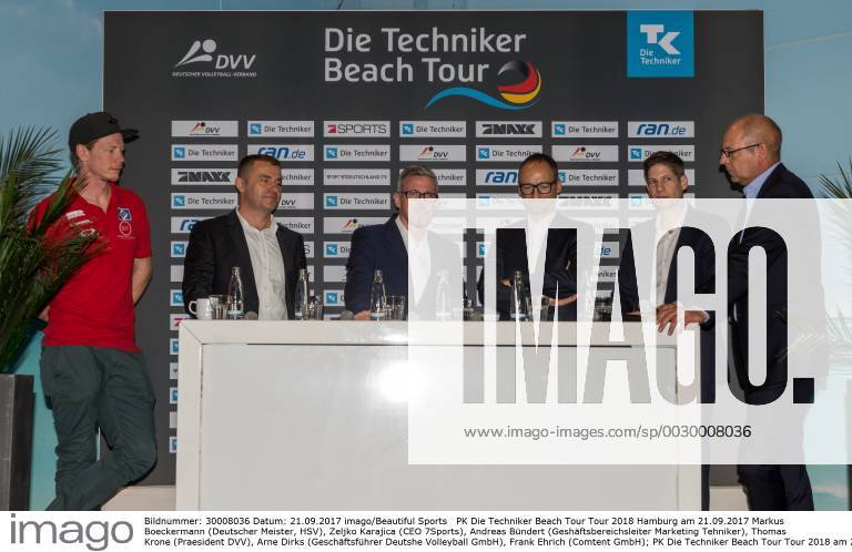 PK The technicians Beach Tour Tour 2018 Hamburg on 21 09 2017 Markus ...