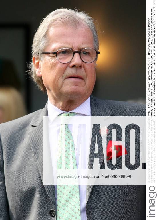 17 09 2017 Hanover Lower Saxony GER Oscar of Wedekind in the portrait ...