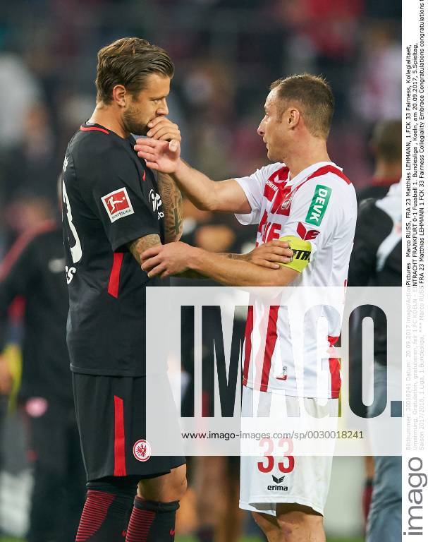Marco RUSS FRA 23 Matthias LEHMANN 1 FCK 33 Fairness Collegiality Embrace Congratulations