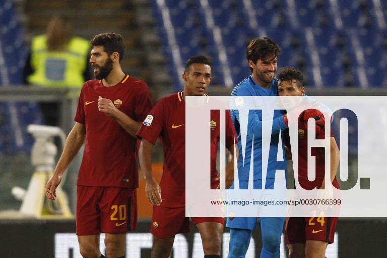 Italy Soccer Serie A: Roma vs Bologna From left, Roma s Federico Fazio ...