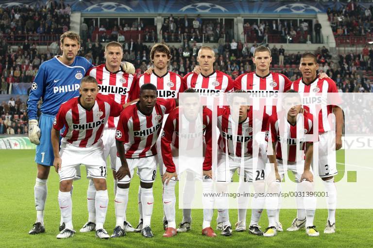 eindhoven 16 09 2008 psv atletico madrid elftalfoto psv standing by l ...