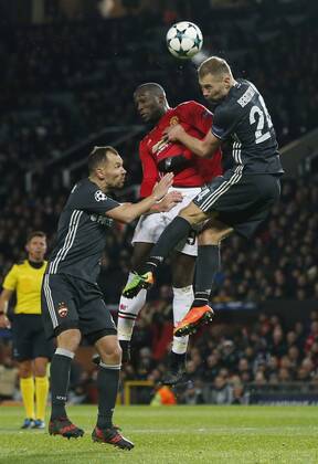 Romelu Lukaku of Manchester United ManU crosses the ball during the ...