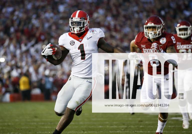 Los Angeles, California, U.S - Georgia Bulldogs running back Sony ...