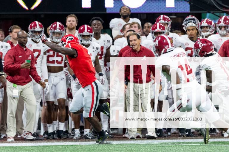 January 8, 2018: Georgia Bulldogs running back Sony Michel (1) dances ...