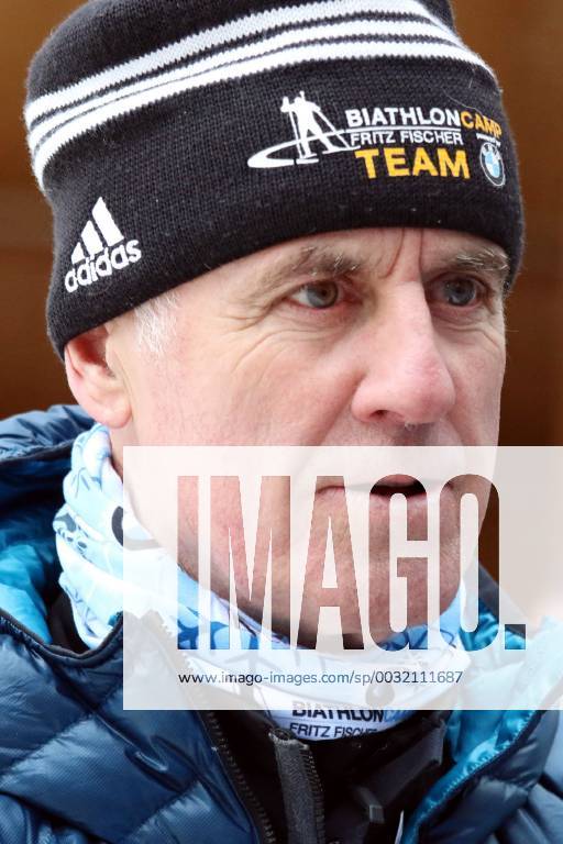Biathlon legend Fritz Fischer SC Ruhpolding at the IBU biathlon mass ...