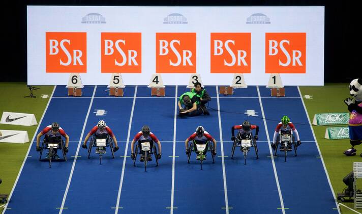 Leichtathletik Berlin 09.02.2017 Mercedes Benz Arena 4 ISAF INDOOR ...