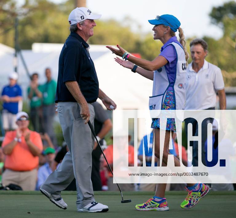 February 11, 2018 - Boca Raton, Florida, U.S. - Mark Calcavecchia is ...