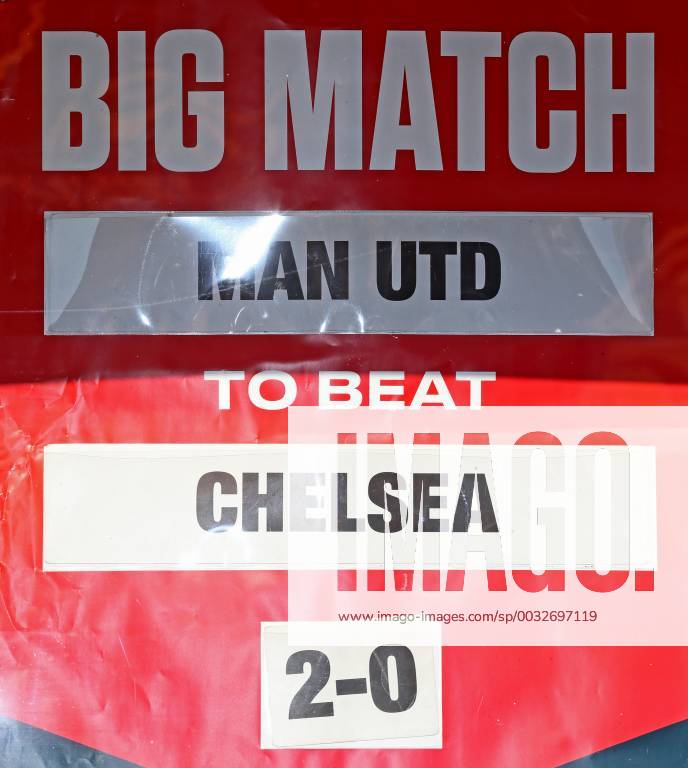Manchester United ManU v Chelsea - Premier League - Old Trafford ...