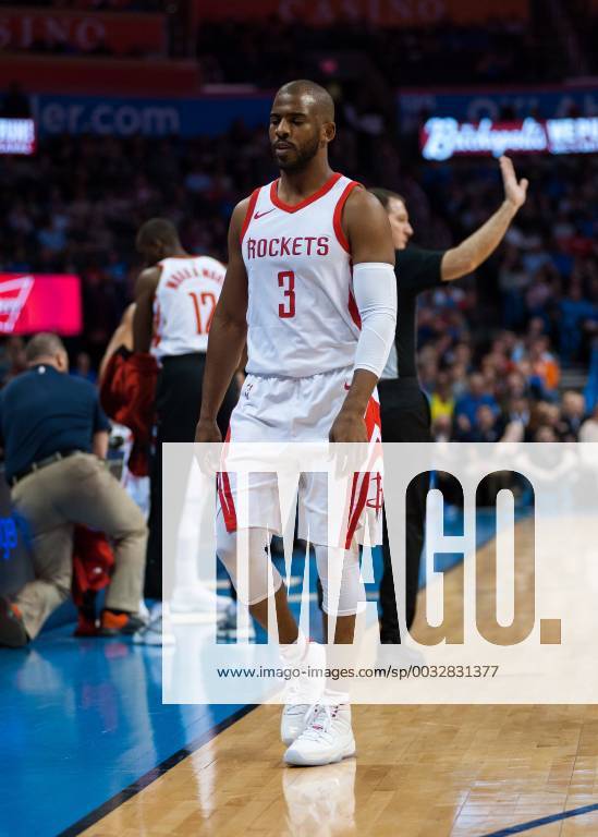 OKLAHOMA CITY, OK - MARCH 06: Houston Rockets Guard Chris Paul (3 ...