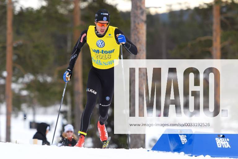 180322 Marcus Hellner in the sprint pilot in skiing during day 3 of the ...