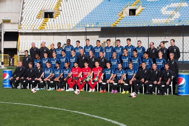 - BRUGGE, BELGIUM: Pascal Plovie, Tuur Dierckx, warehouse man Herman ...