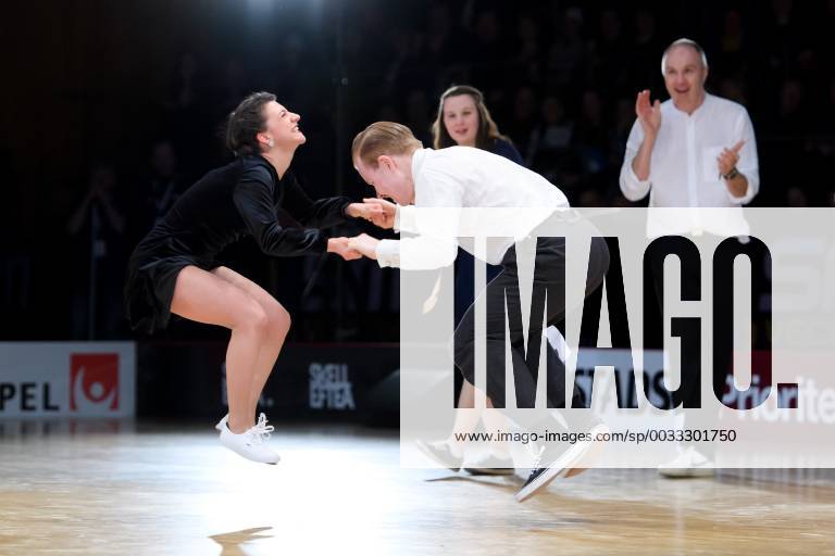 180324 Nils Andren Bianca Locatelli competes in Lindy Hop during day 5 ...