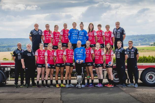 1 HANDBALL DAMEN BUNDESLIGA THÜRINGER HC TEAM 11 07 2018 Mühlhausen The ...