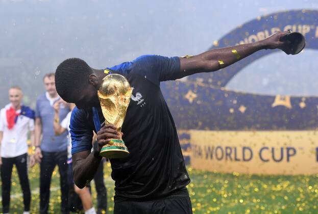 FIFA World Cup 2018 FINALE France Croatia 15 07 2018 Cheers Goalkeeper ...