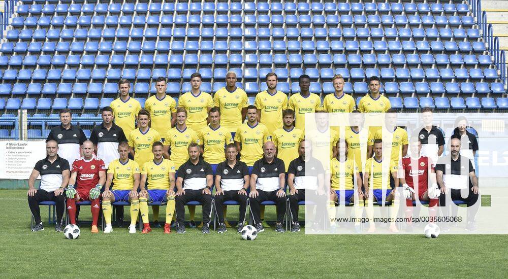 Hraci prvoligoveho klubu FC Fastav Zlin se 20. cervence 2018 ...