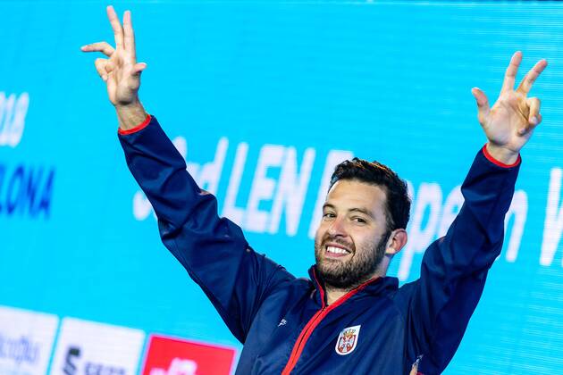 10 FILIPOVIC Filip SRB Best Player Barcelona 28 07 2018 Piscines Bernat ...