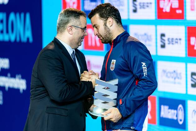 10 FILIPOVIC Filip SRB Best Player Barcelona 28 07 2018 Piscines Bernat ...