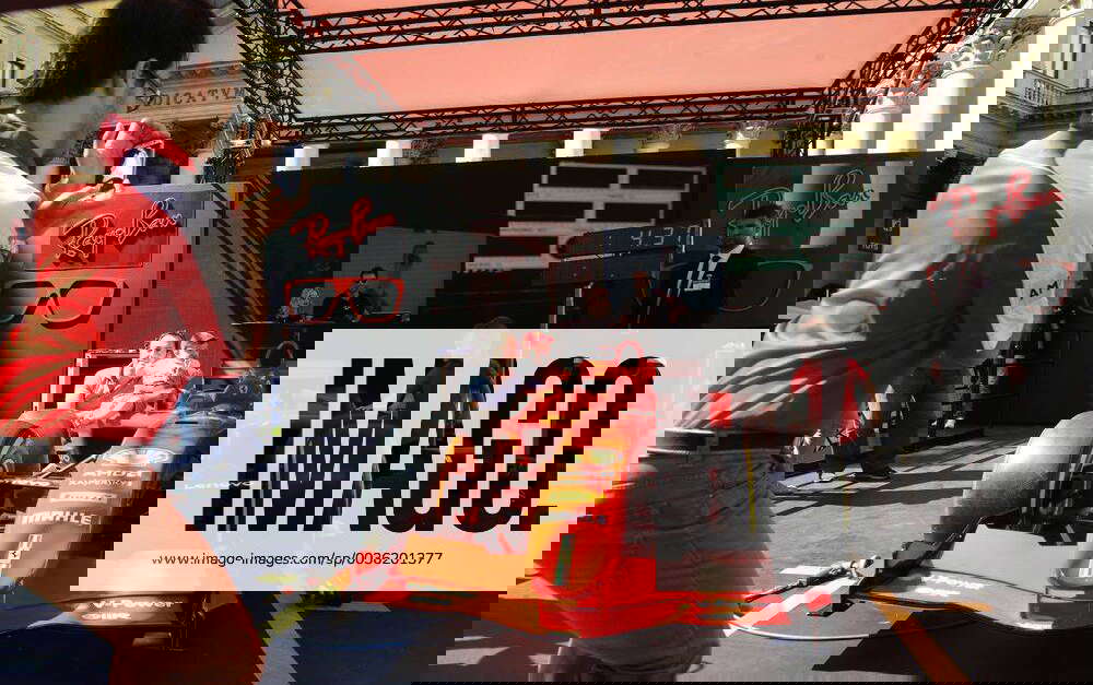 Formula 1 Milan Festival 2018 - Piazza san Carlo Ferrari F1 box with ...