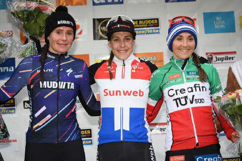 British Nikki Harris, Dutch Lucinda Brand and Italian Eva Lechner ...