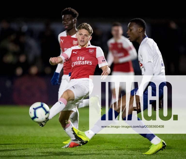 Ben Cottrell of Arsenal U18 during the FA Youth Cup match between Arsenal U18 and Tottenham Hotspur