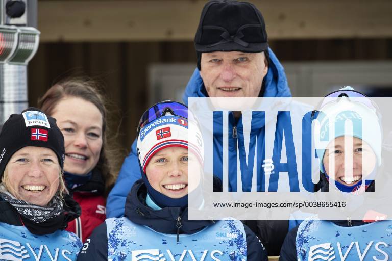 Astrid oyre Slind Kari Slind and Silje Slind of Oppdal IL with H M King ...