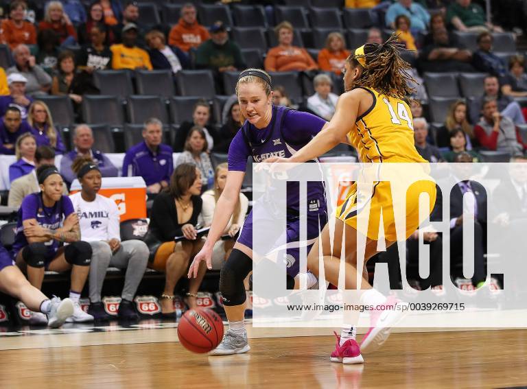 OKLAHOMA CITY, OK - MARCH 09: Kansas State Wildcats Forward Laura Macke ...