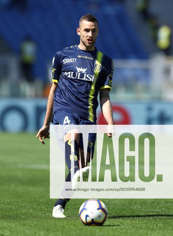 April 20, 2019 - Rome, Italy - Nicola Rigoni of Chievo during the ...