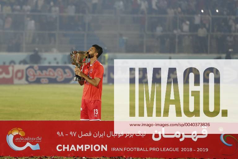 Hossein Mahini of FC Persepolis secured a third consecutive Iran Pro ...