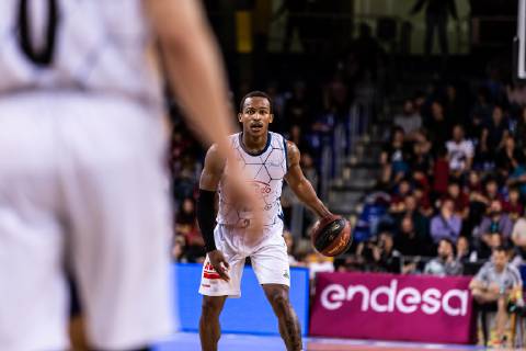 Barcelona, Barcelona, Spain - Garrett Nevels, 3 of Delteco GBC during ...