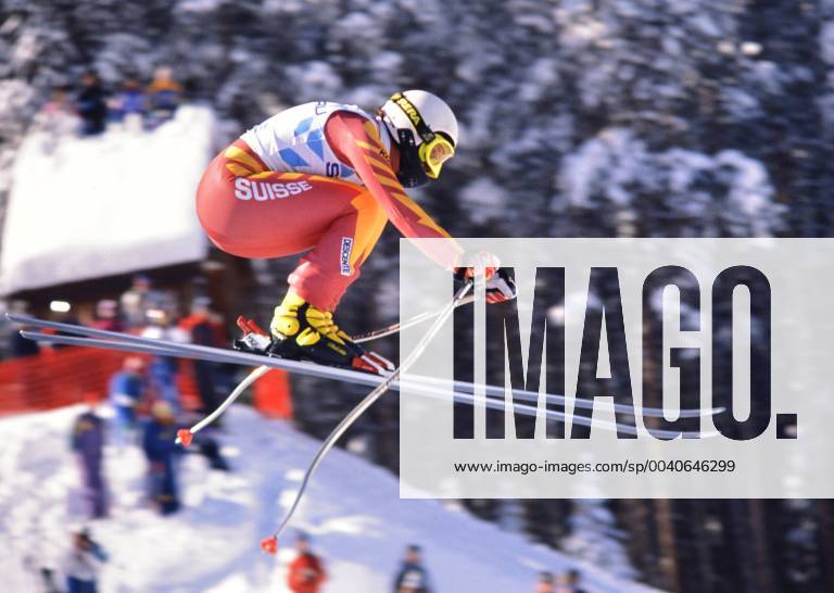 Ski WM 1989, downhill women Maria WALLISER SUI SKI ALPIN SAISON 88 89 ...